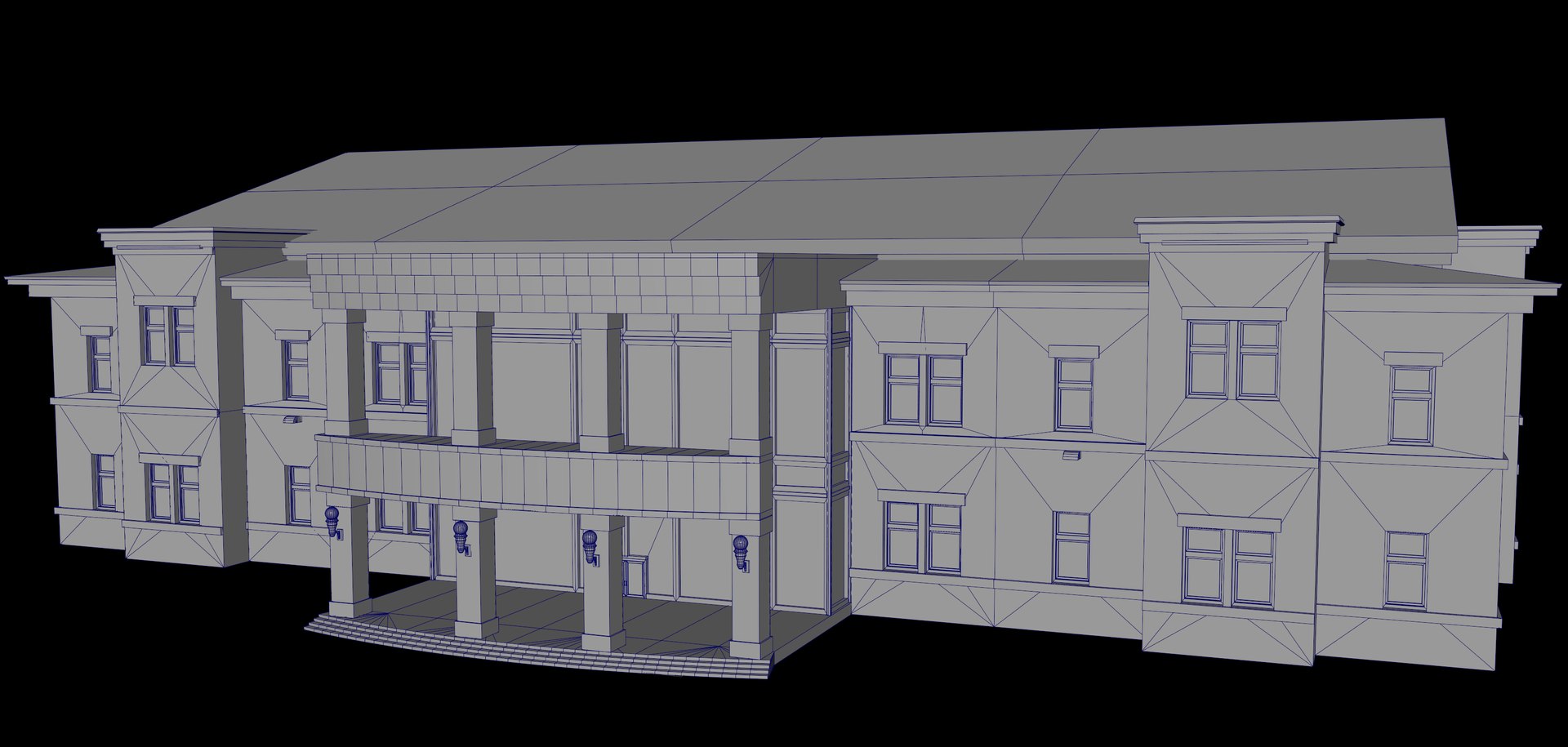 3D Police Station Game Art Low Poly Model - TurboSquid 2244291