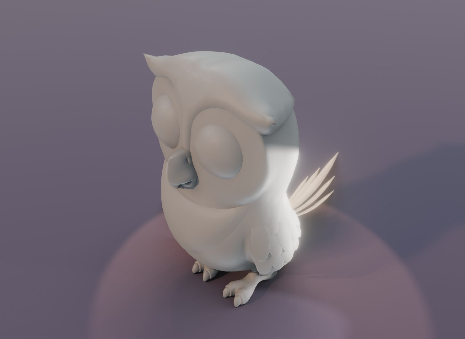 3D Cartoon Owl Rigged Base Mesh 3D Model Model - TurboSquid 1776404