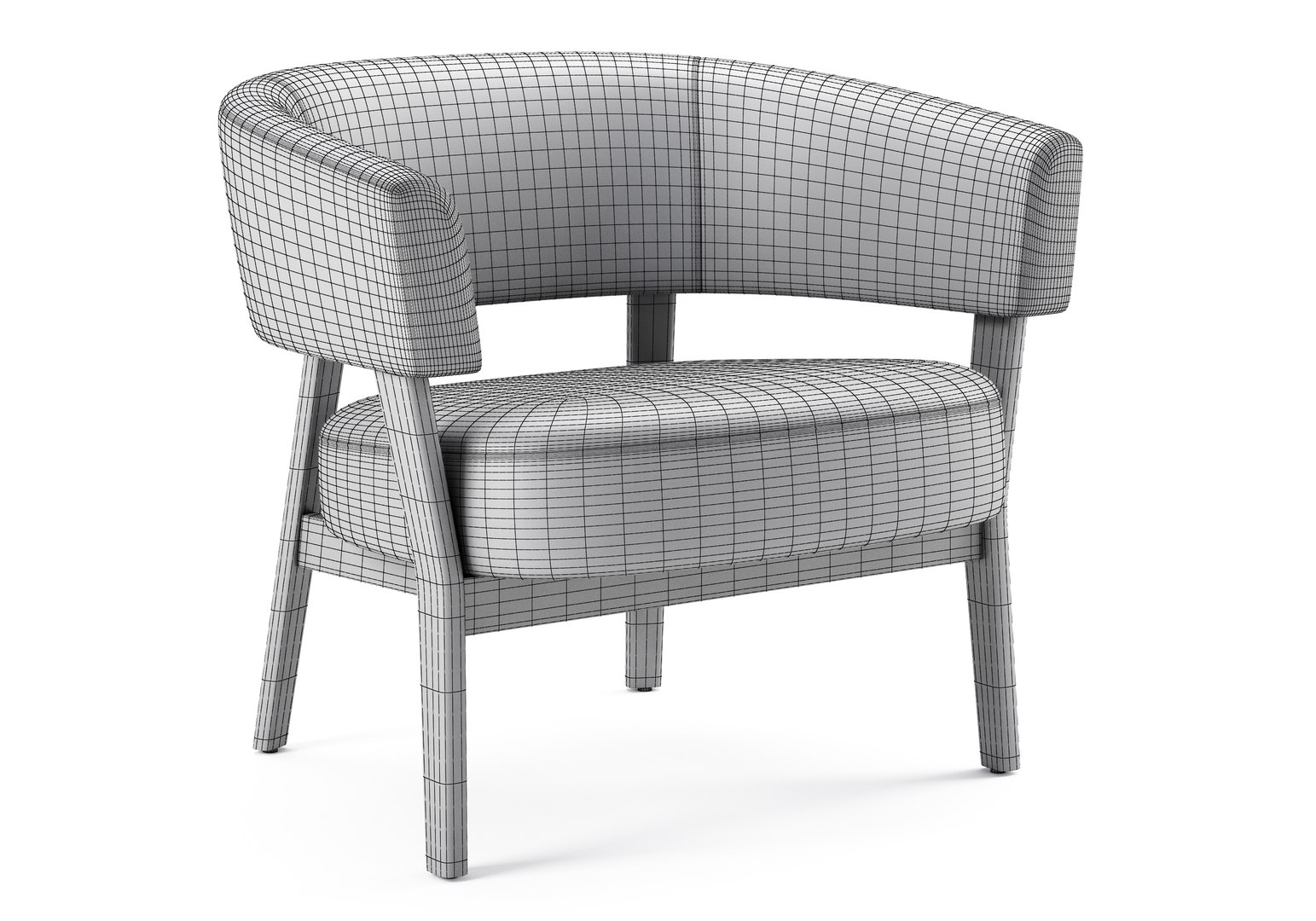 Juno Chair West Elm 3D Model - TurboSquid 1961278
