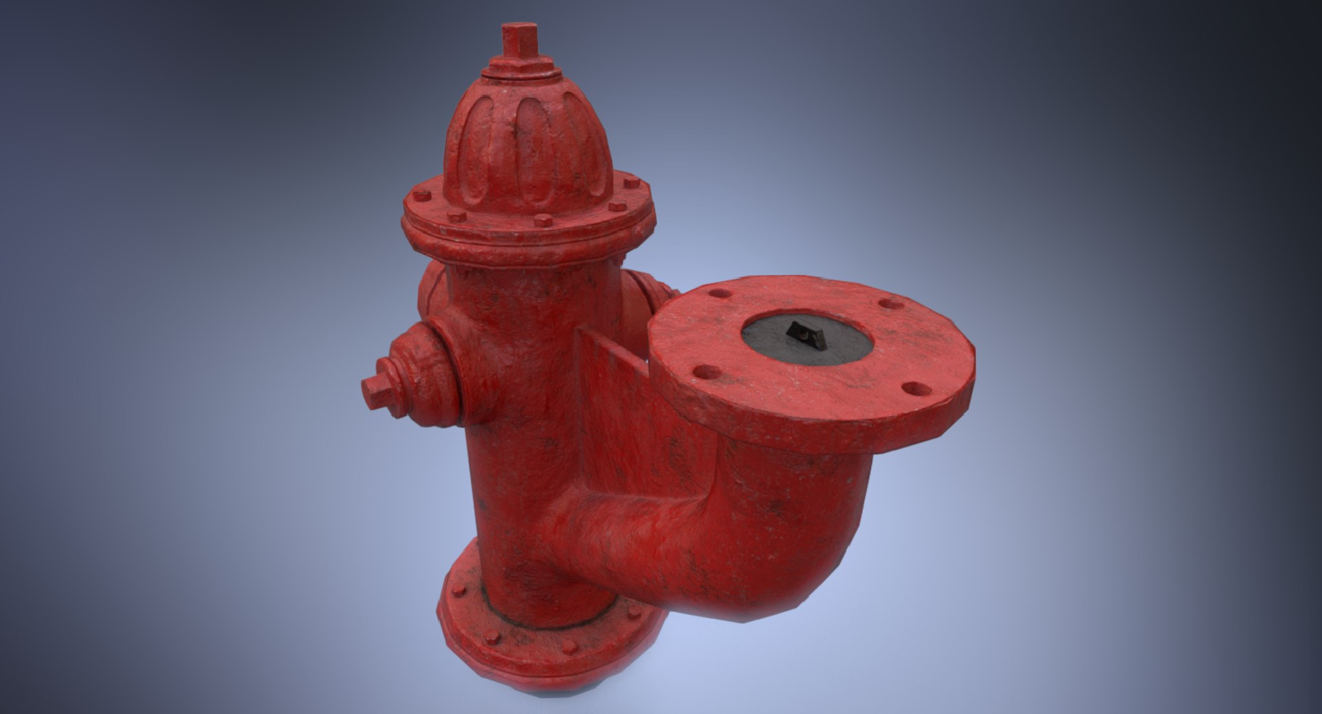 Hydrant Monitor Nozzle 3D Model - TurboSquid 1309553