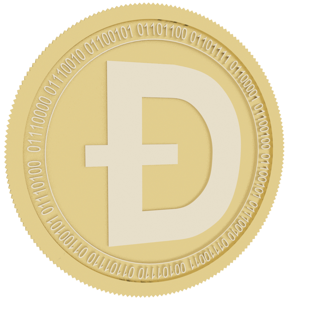 Doge Gold Coin Model - TurboSquid 1461816