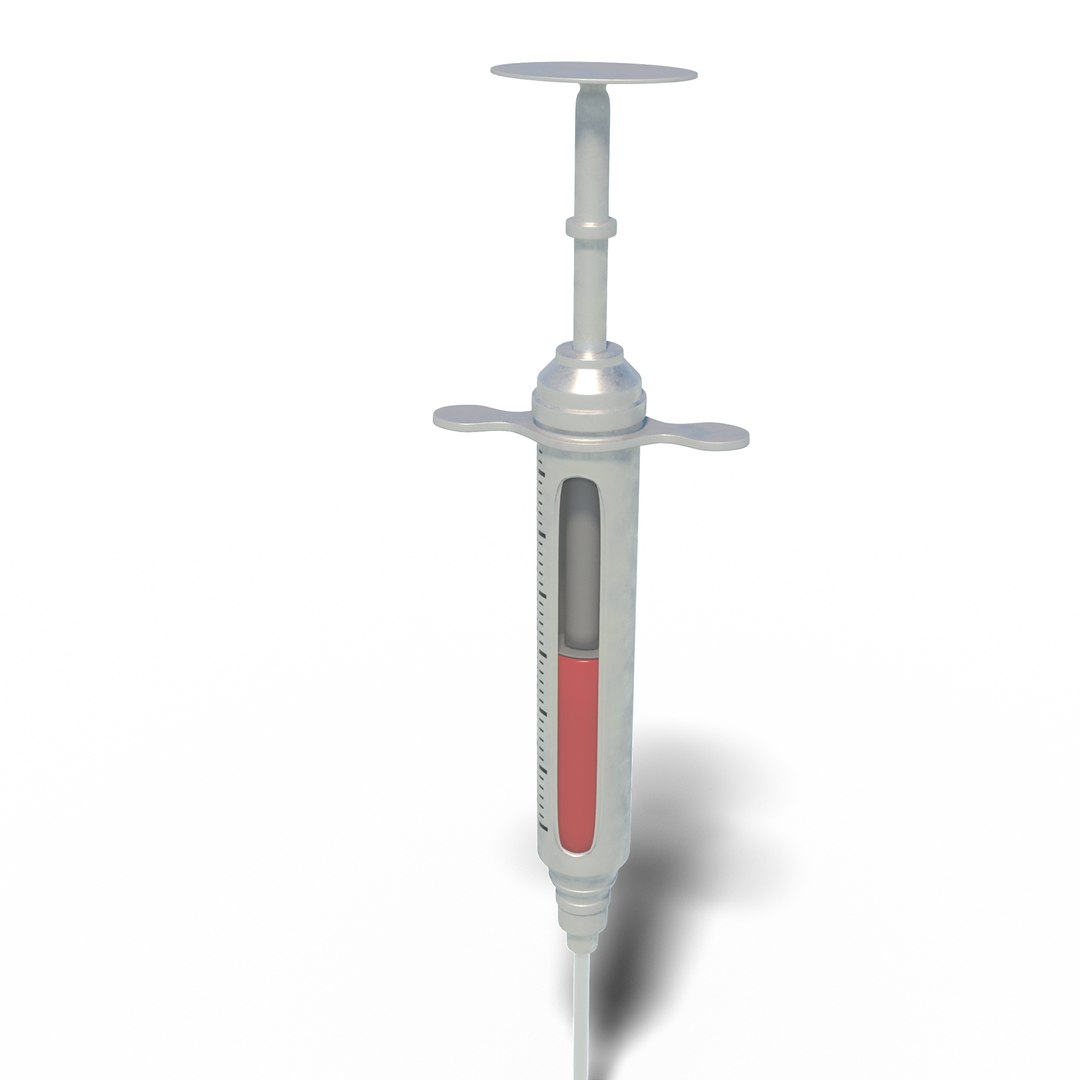 Injection Syringe 3D - TurboSquid 2081618
