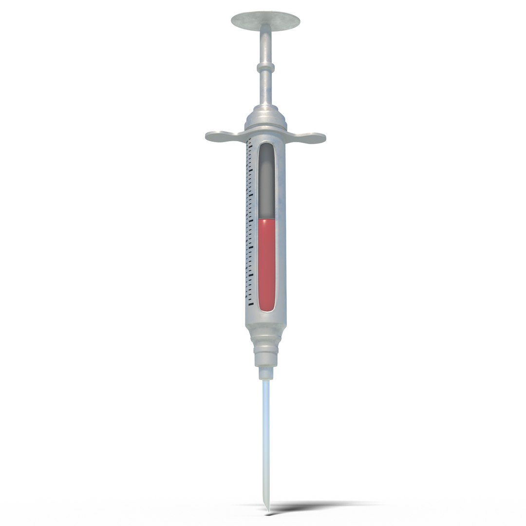 Injection Syringe 3D - TurboSquid 2081618