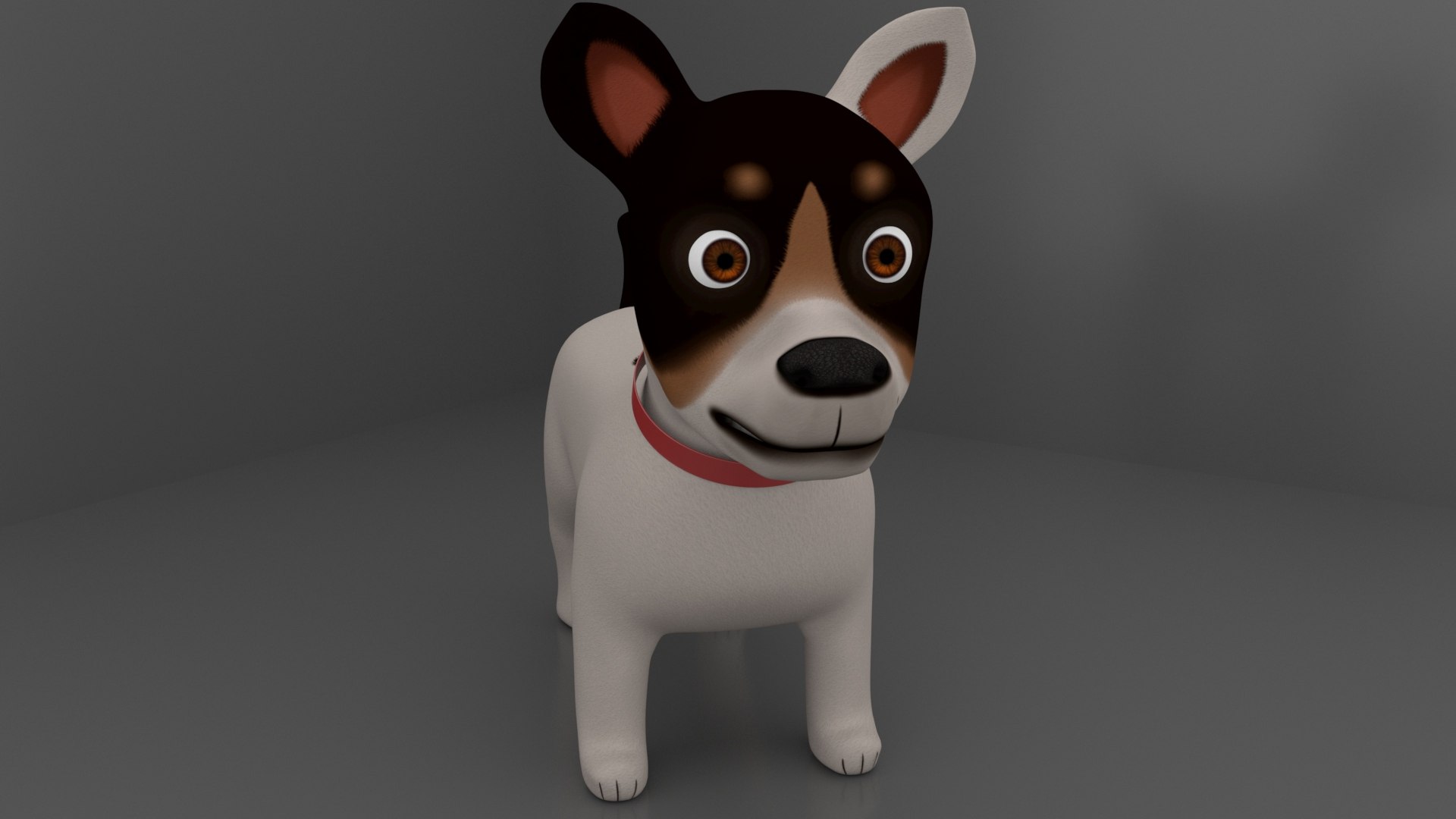 Dog Cartoon Rigged Model - TurboSquid 1745521