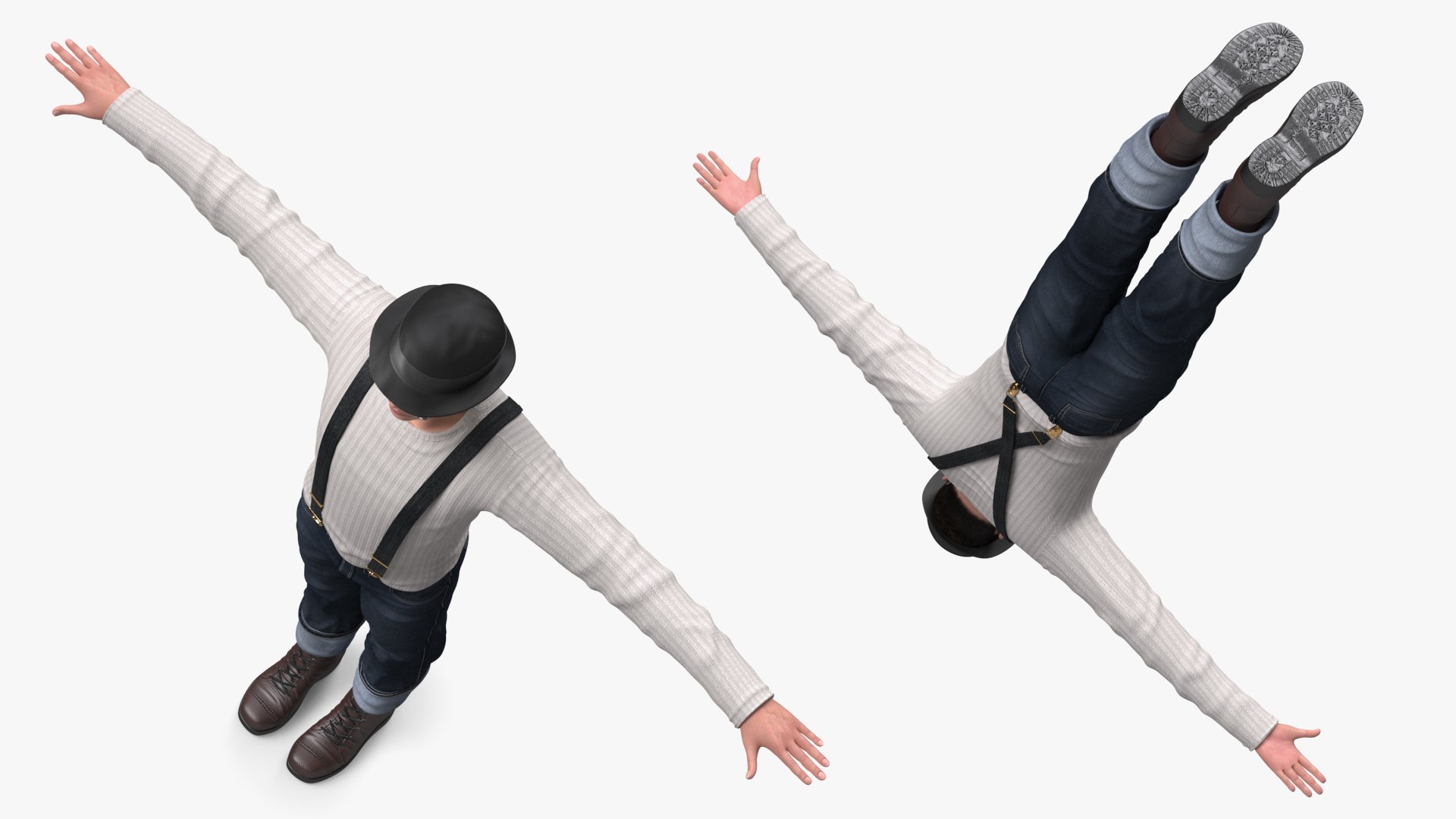 3D model Fashionable Chinese Man T-Pose - TurboSquid 1865753