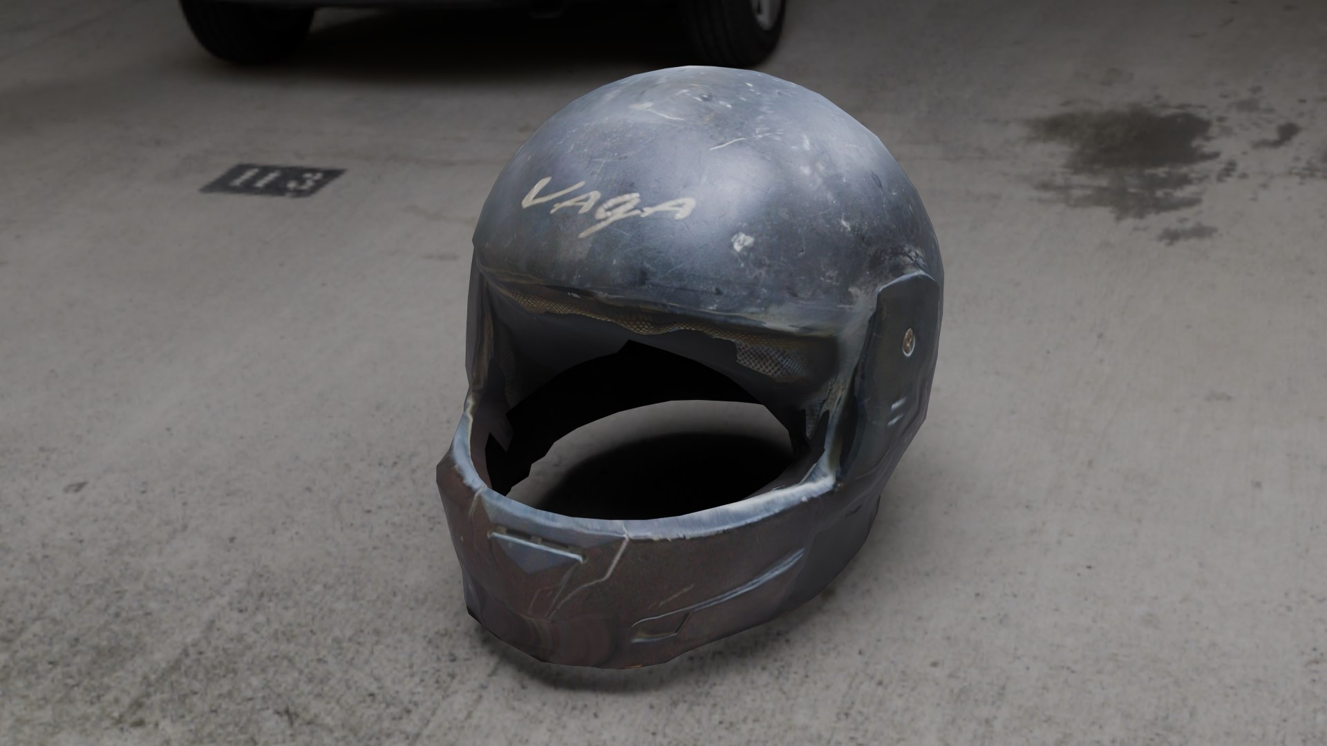 3D Broken Helmet - TurboSquid 2214811