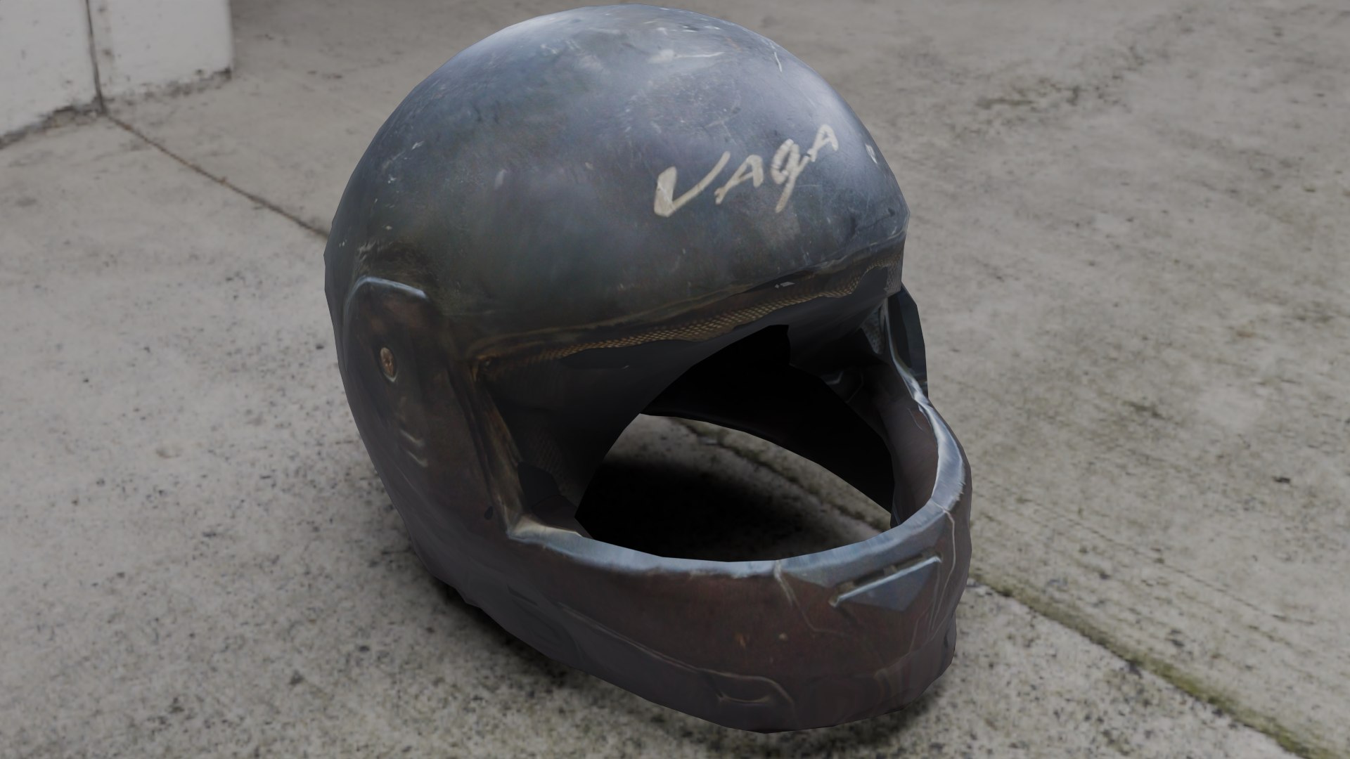 3D Broken Helmet - TurboSquid 2214811