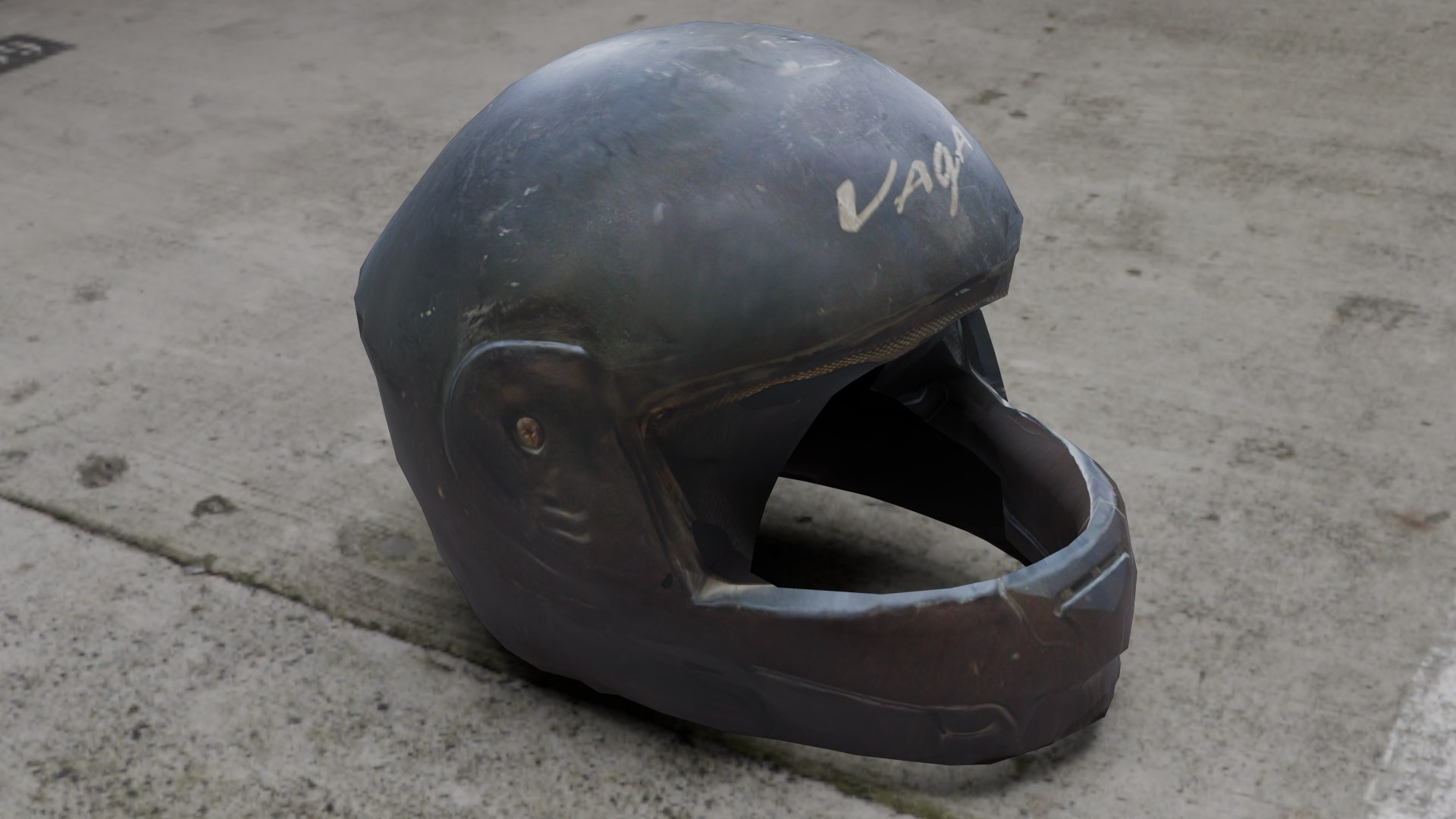 3D Broken Helmet - TurboSquid 2214811