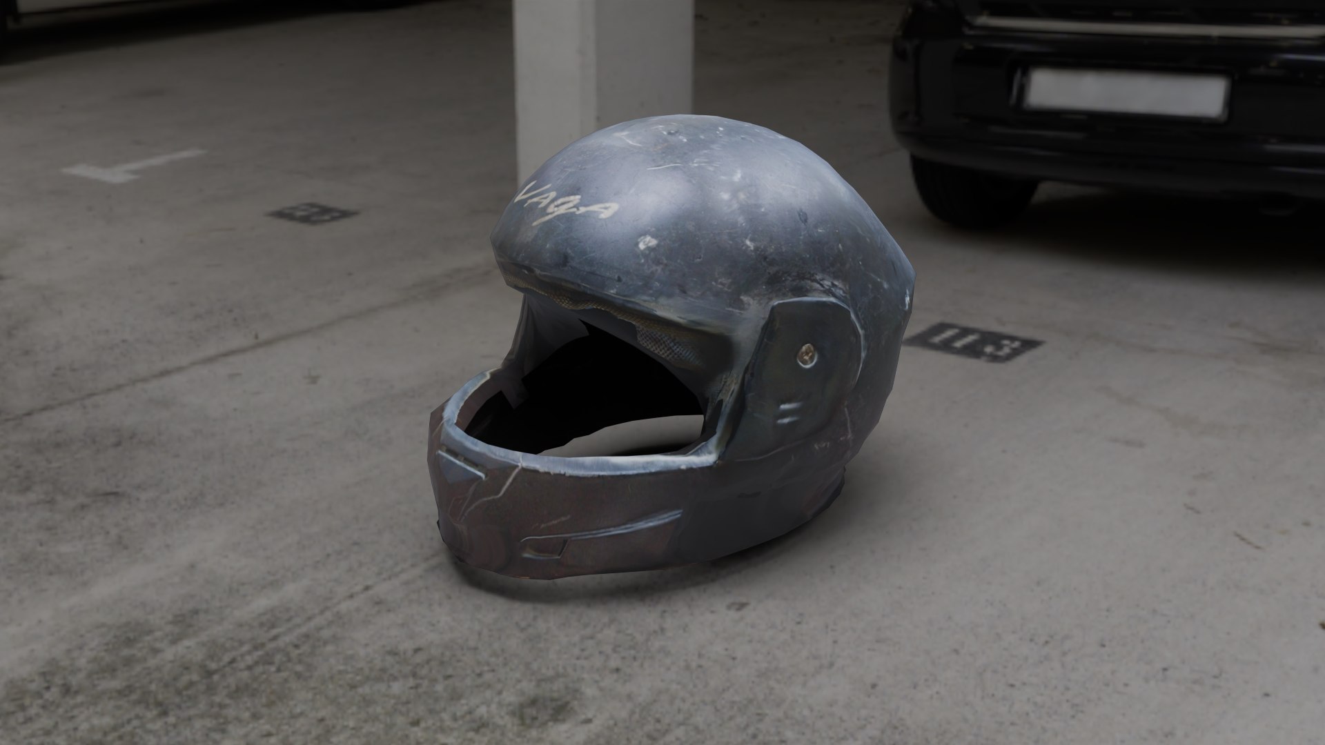 3D Broken Helmet - TurboSquid 2214811