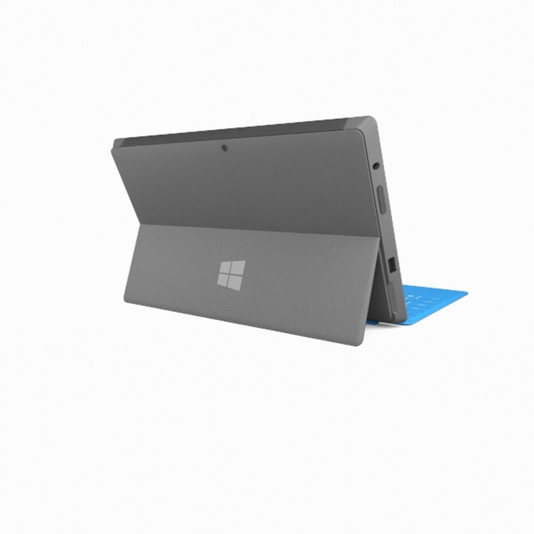 microsoft surface pro touch 3d model