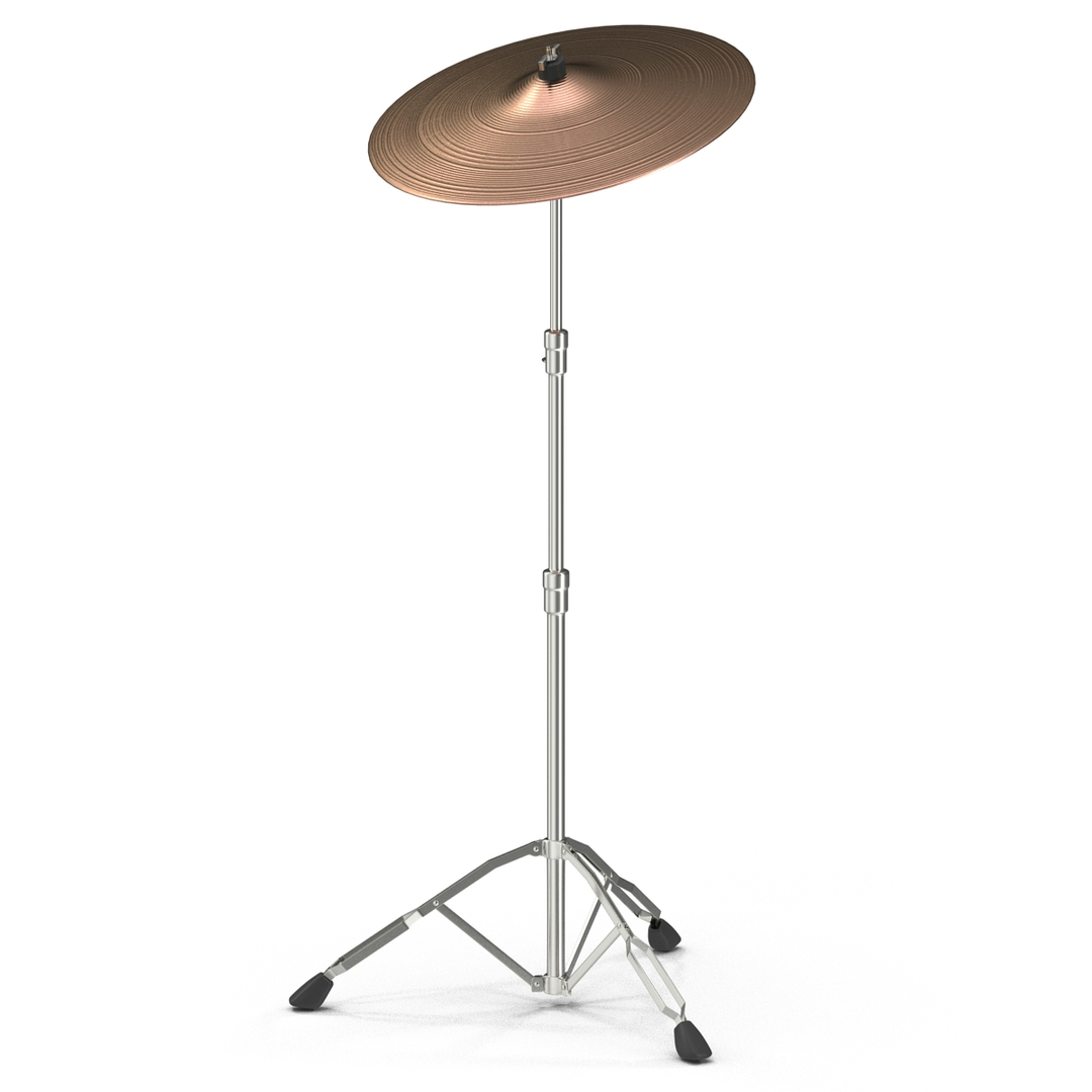3d Crash Cymbal Modeled Model