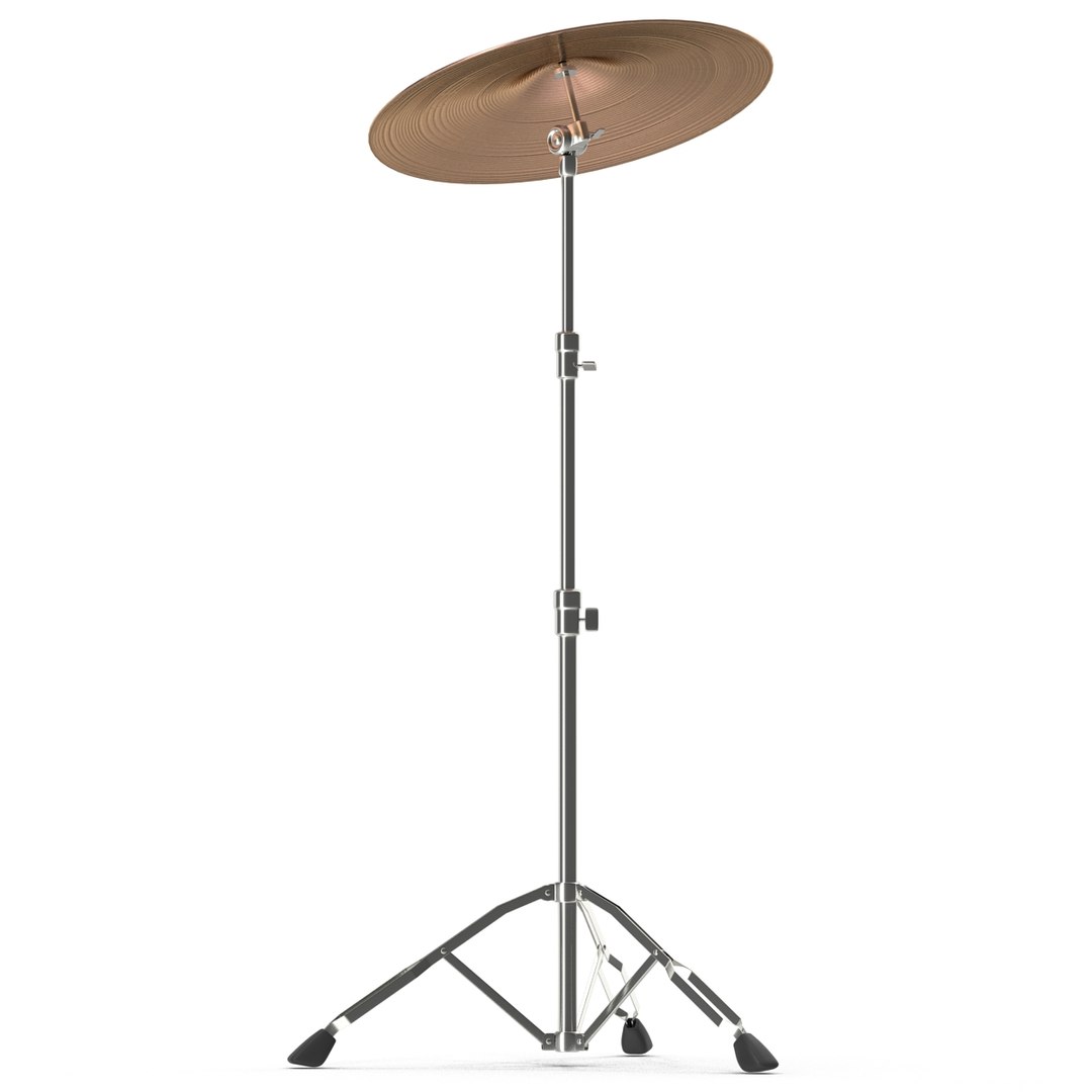 3d Crash Cymbal Modeled Model