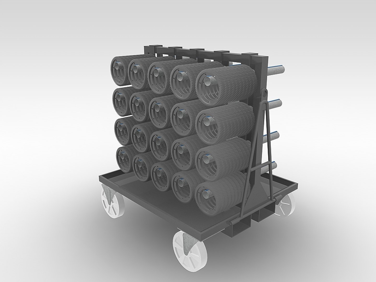 3d Model Cart Industrial