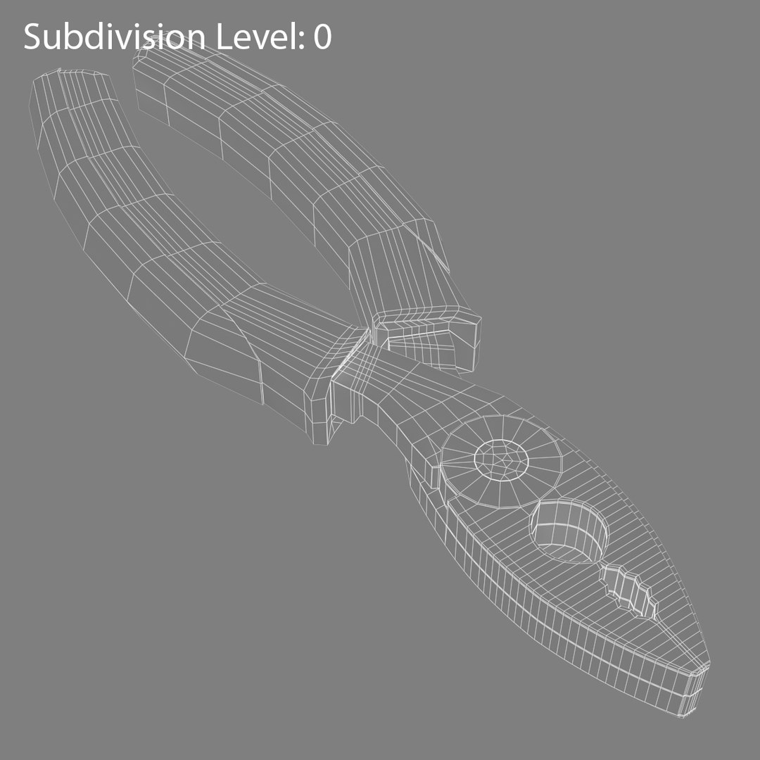 3d Model Pliers Tool