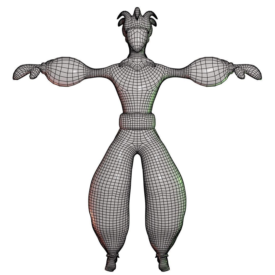 Jester -Clow - Mime -character 3D Model - TurboSquid 2297019