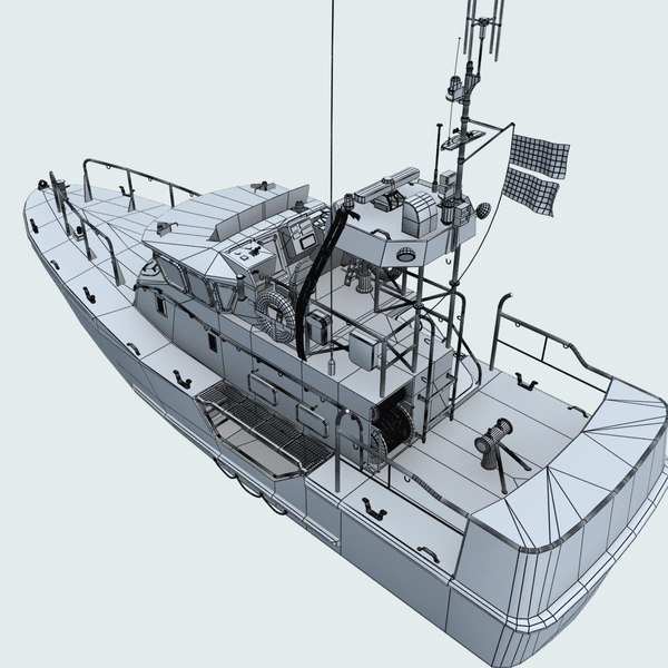 3d coast guard 47-foot motor model