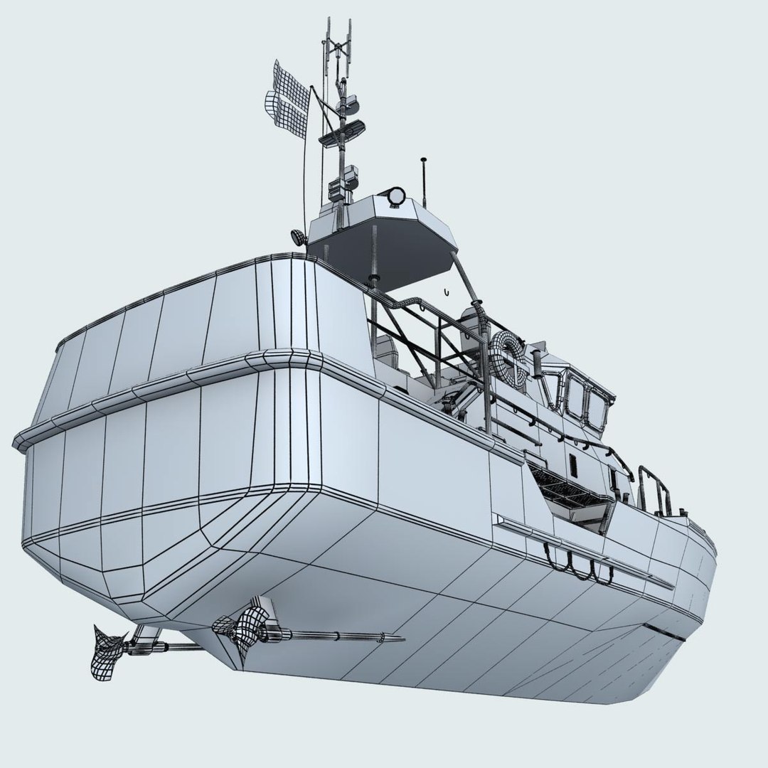 3d Coast Guard 47-foot Motor Model