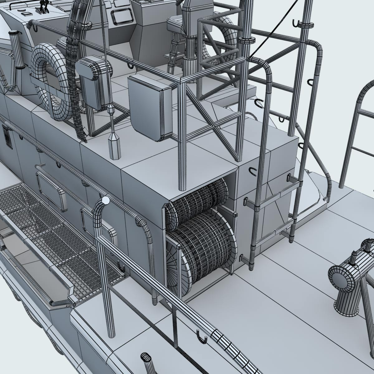 3d coast guard 47-foot motor model