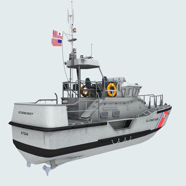 3d coast guard 47-foot motor model