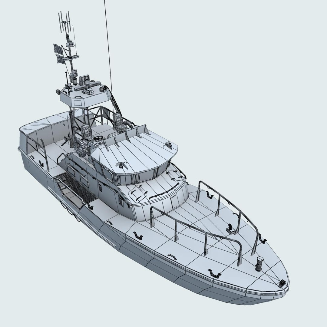 3d Coast Guard 47-foot Motor Model