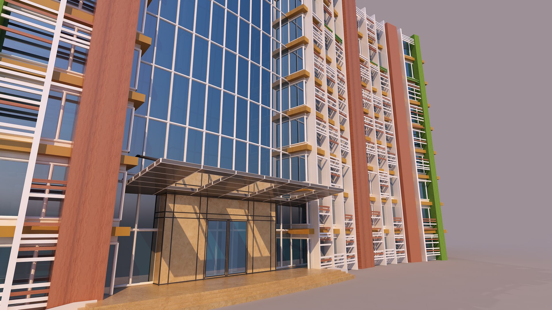 3D 0139 - Financial Center Building - TurboSquid 2236552