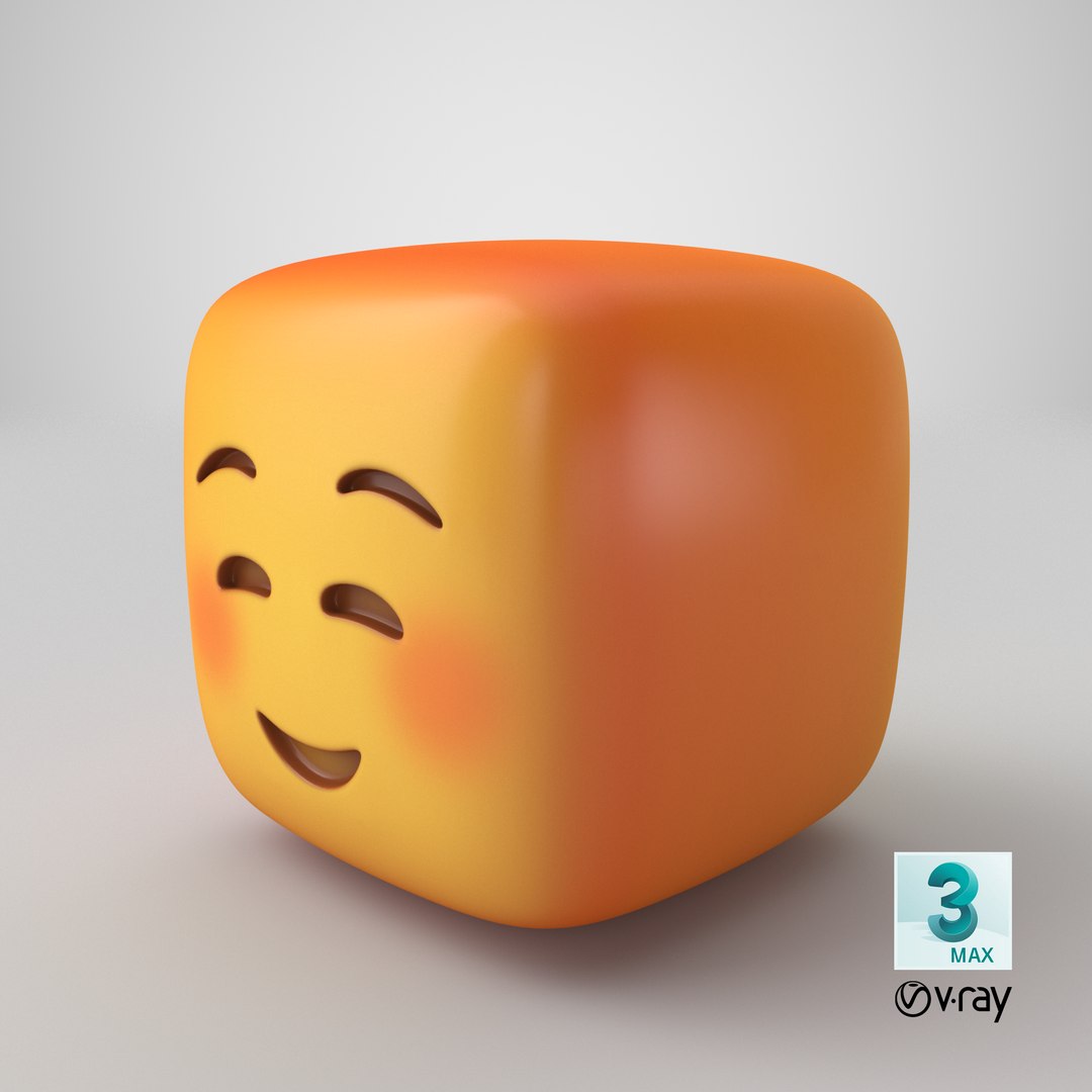 Smiley Face Emoji 21 Model - TurboSquid 2066177