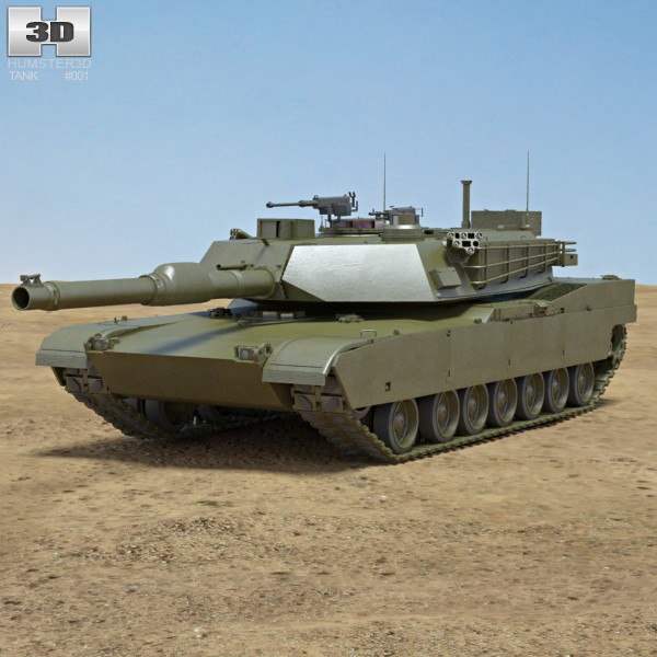3d m1 abrams