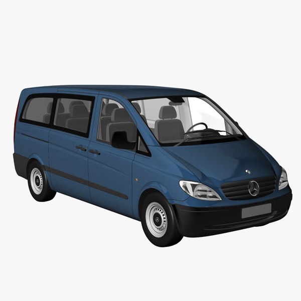 vito panel van roof 3d model