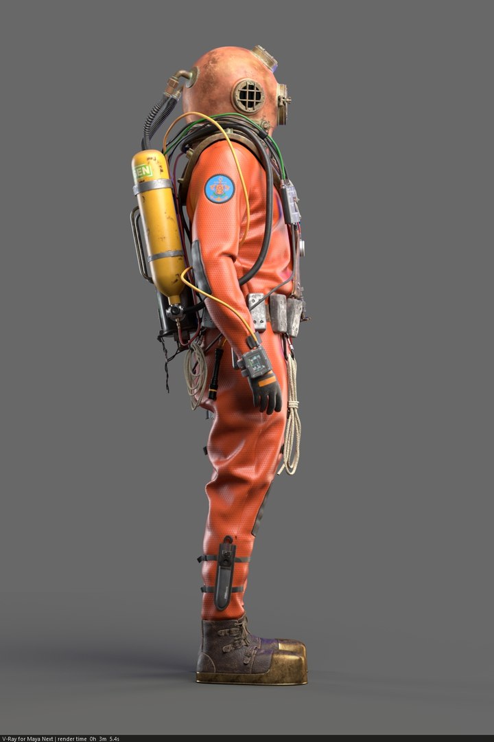 3D Diving Suit - TurboSquid 1838818