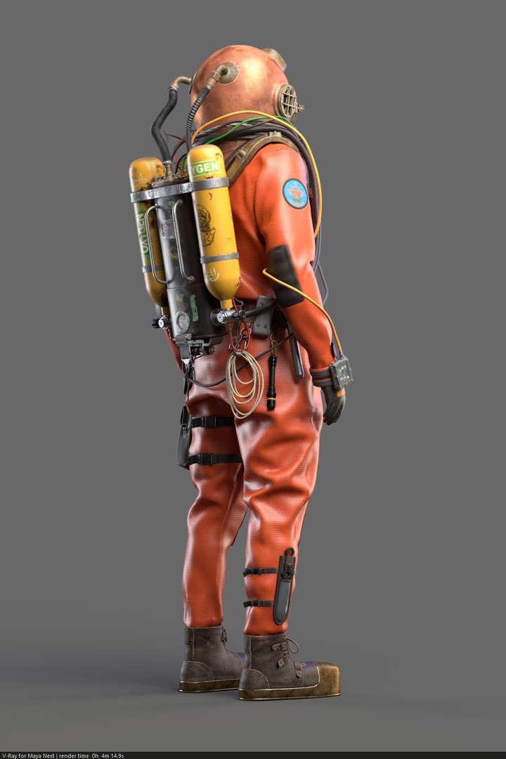 3D Diving Suit - TurboSquid 1838818
