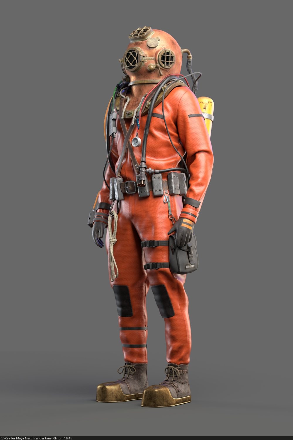 3D Diving Suit - TurboSquid 1838818