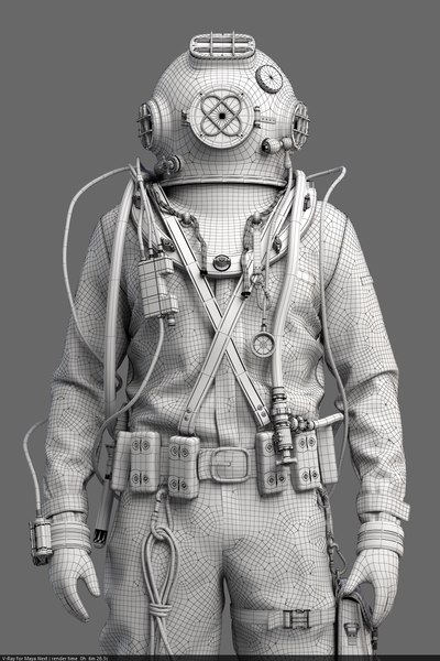 3D Diving Suit - TurboSquid 1838818