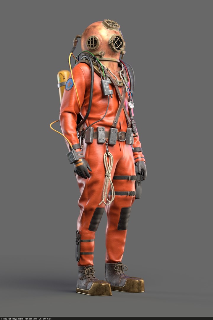 3D Diving Suit - TurboSquid 1838818