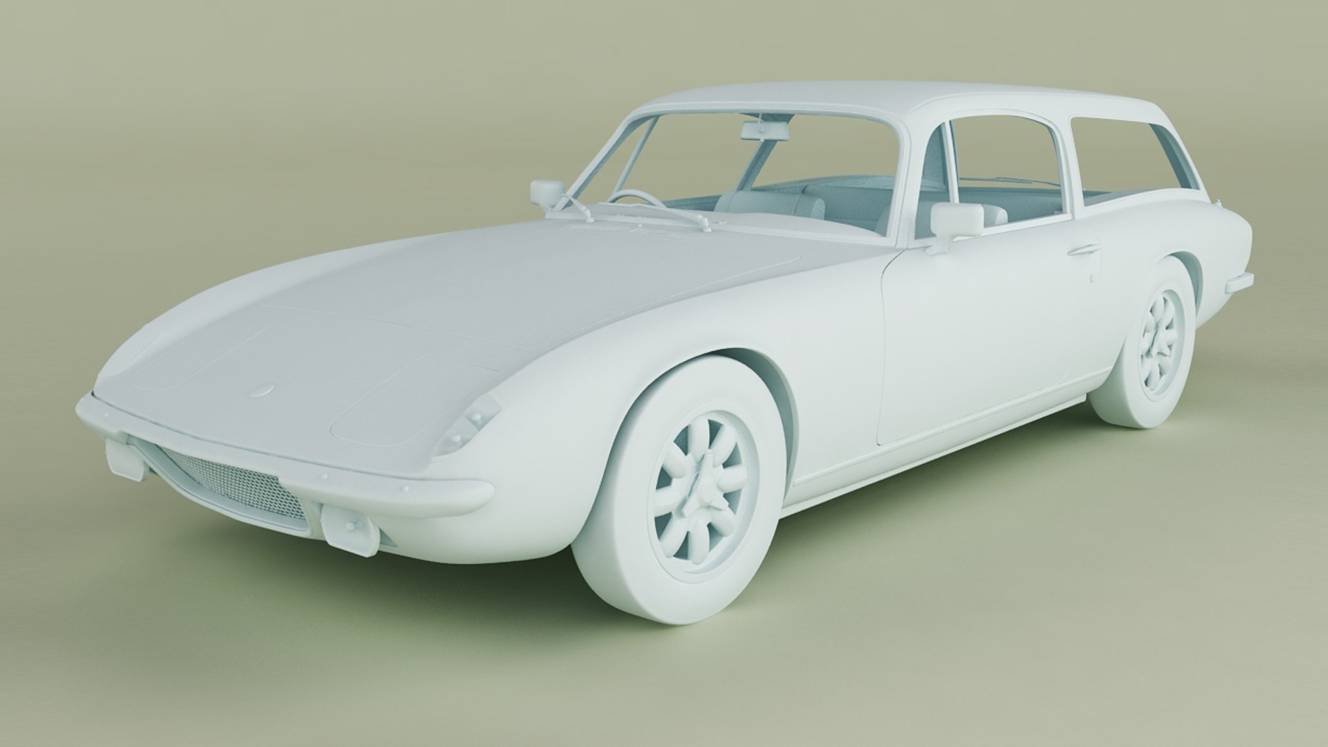 3D Lotus Elan Plus2 Shooting Brake model - TurboSquid 2132453