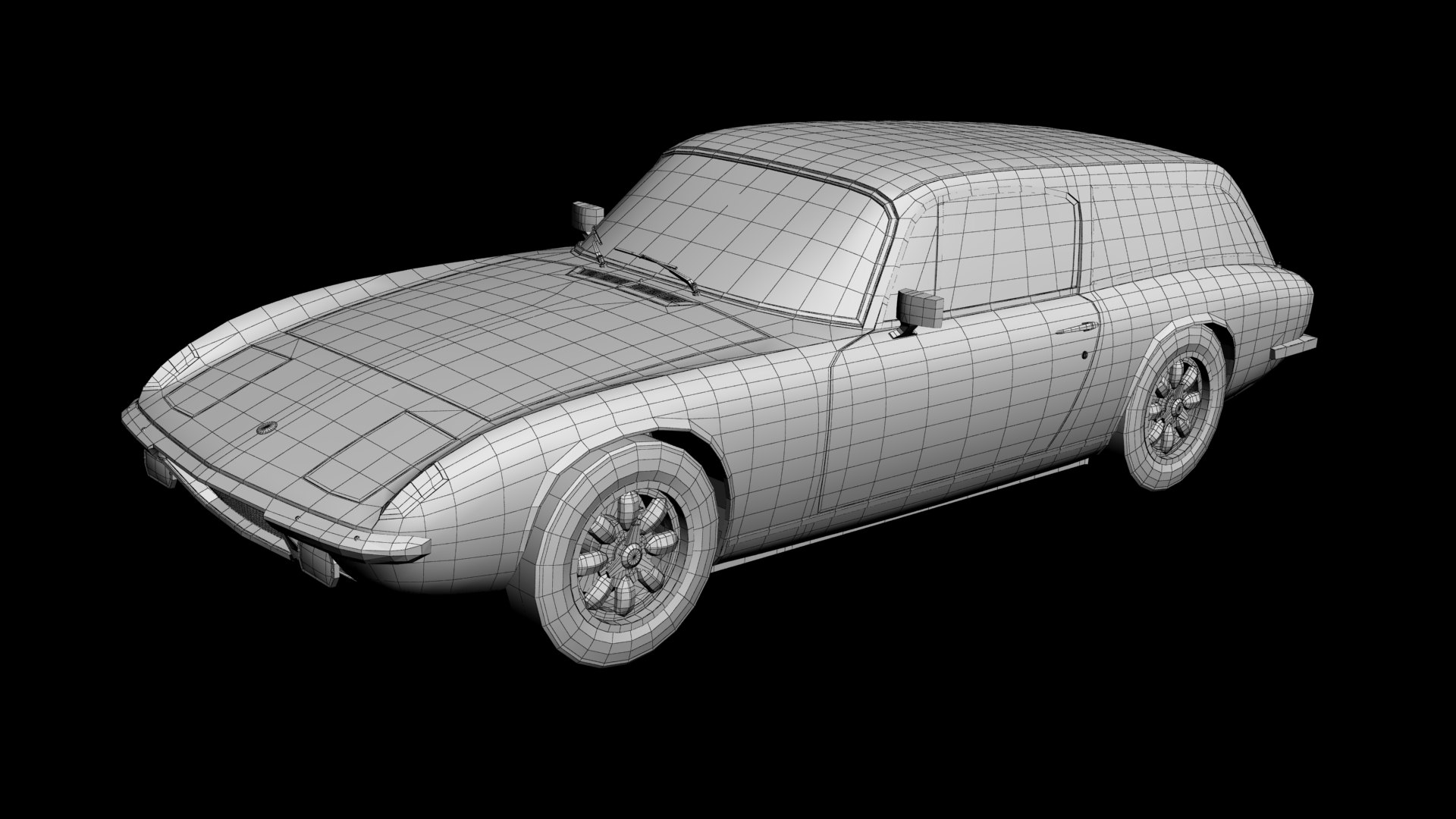 3D Lotus Elan Plus2 Shooting Brake Model - TurboSquid 2132453
