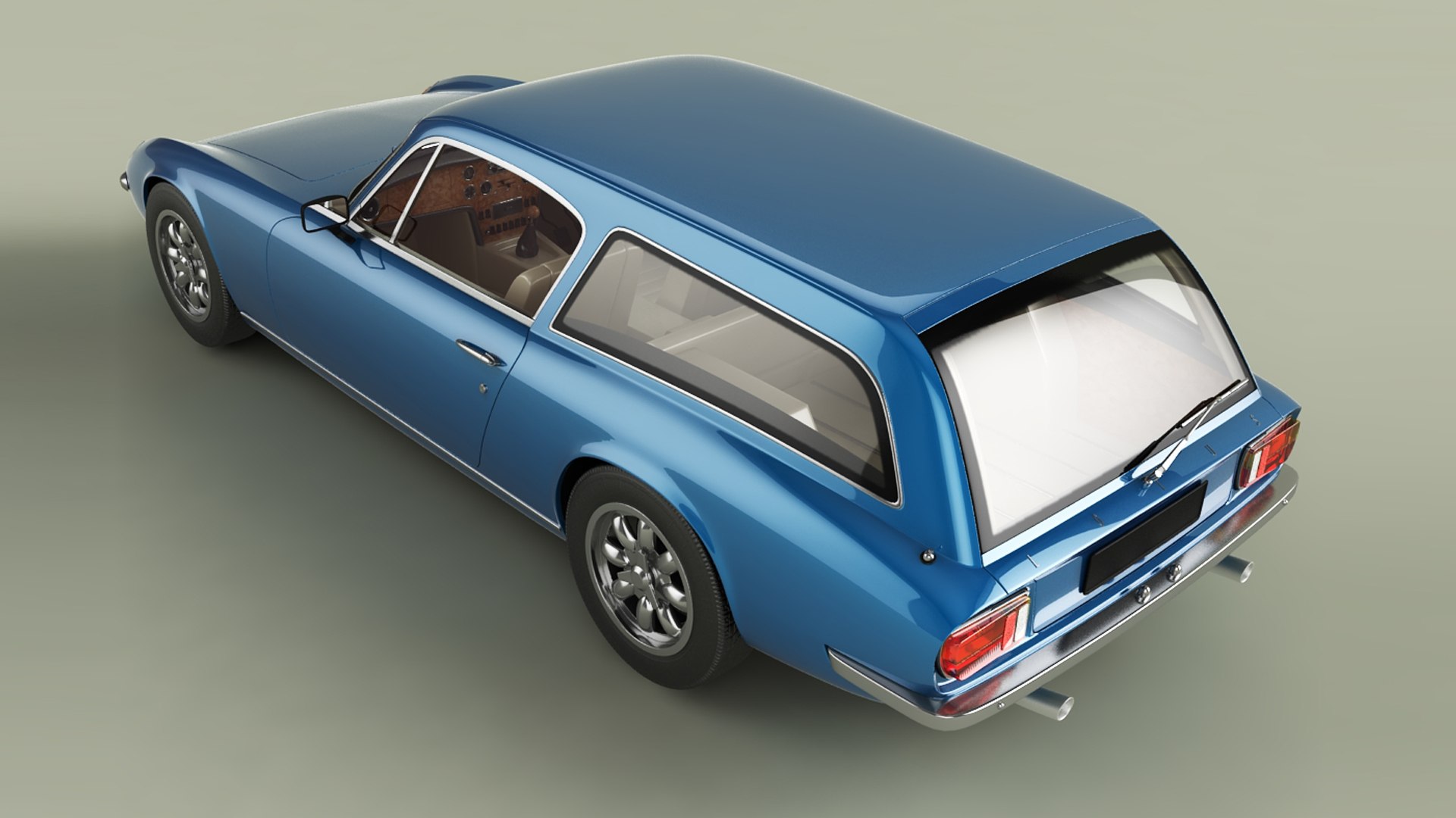 3D Lotus Elan Plus2 Shooting Brake Model - TurboSquid 2132453