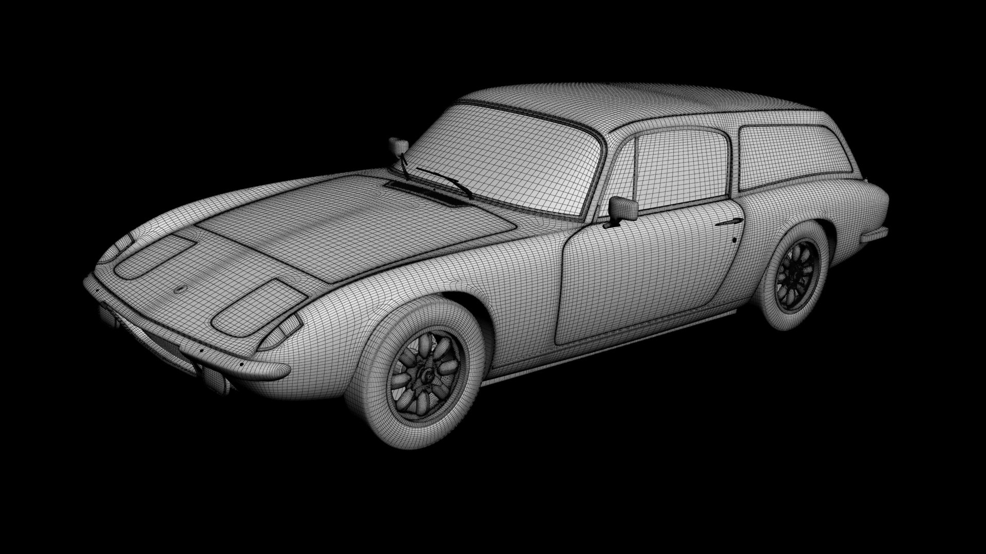 3D Lotus Elan Plus2 Shooting Brake Model - TurboSquid 2132453
