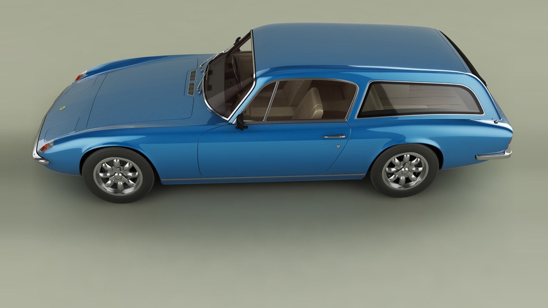 3D Lotus Elan Plus2 Shooting Brake Model - TurboSquid 2132453