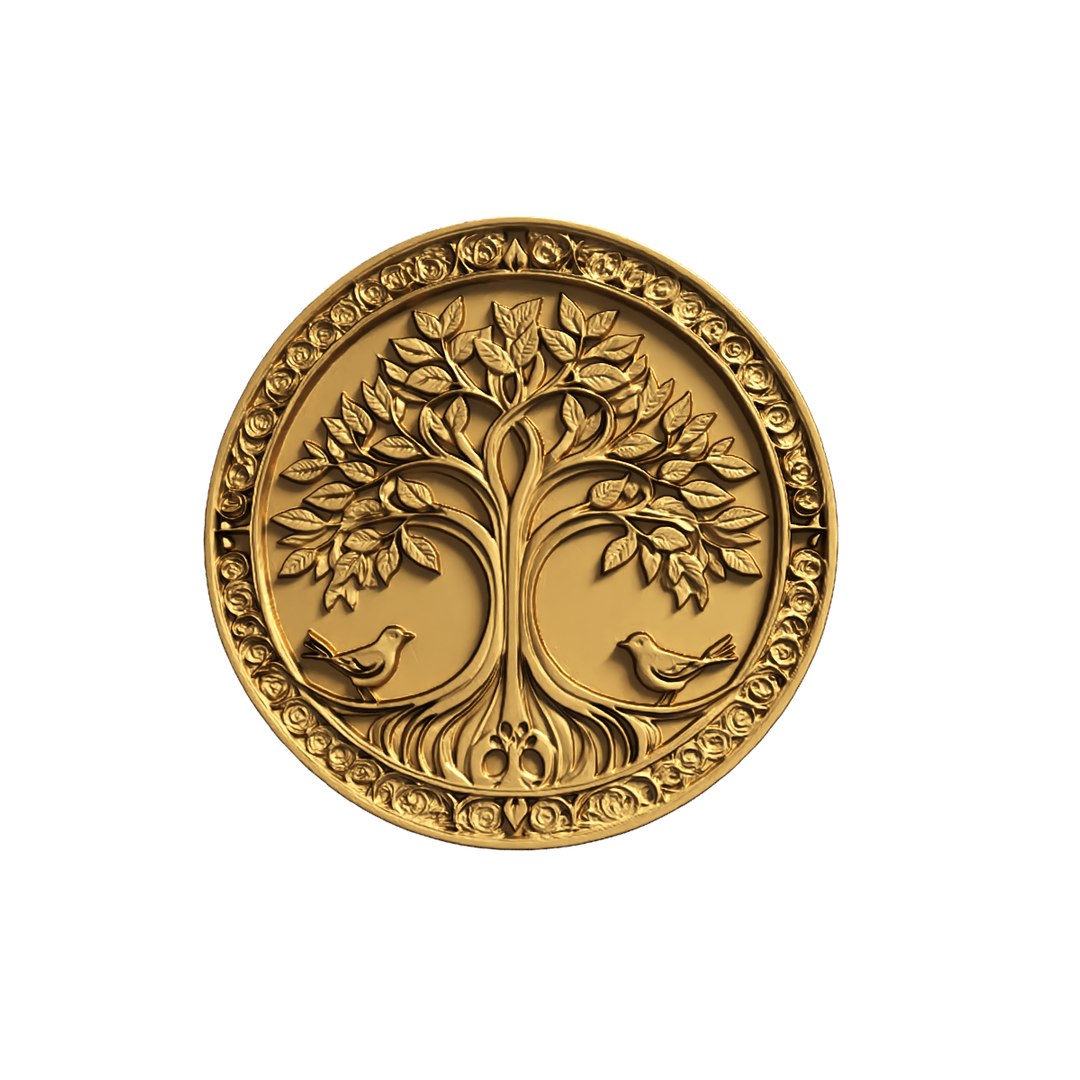 3D Decor Set Wall Panel Tree Relief CNC 11 - TurboSquid 2262460