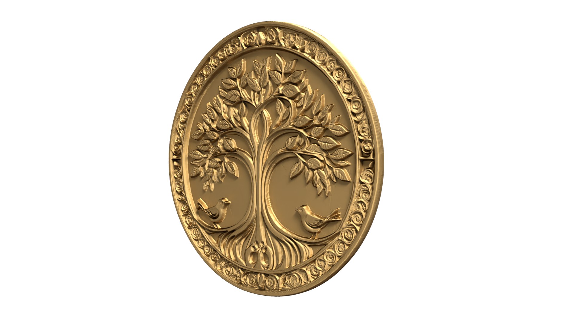 3D Decor Set Wall Panel Tree Relief CNC 11 - TurboSquid 2262460