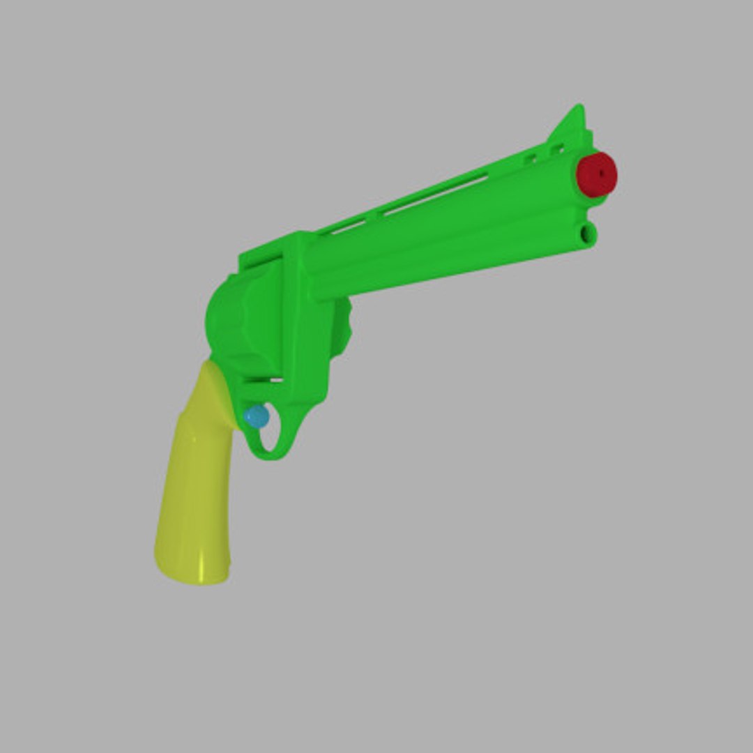 3d water gun model