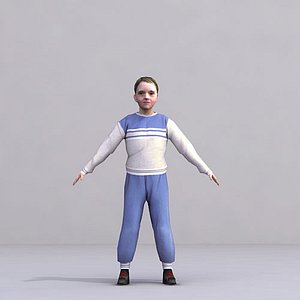 Girl Child 3D Models for Download | TurboSquid