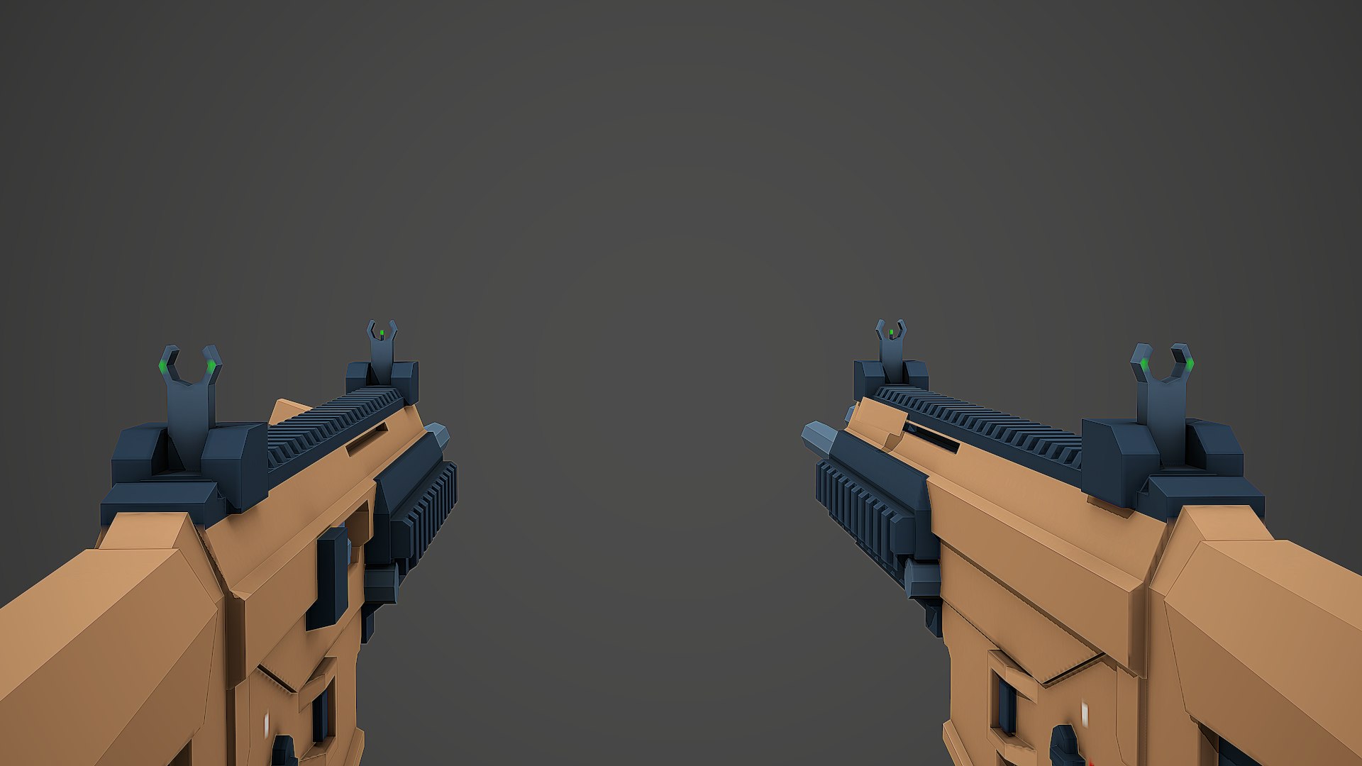 3D Stylized ACR Assault Rifle Low Poly Mobile Ready 3D Model ...