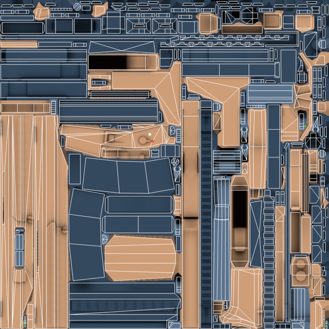 3D Stylized ACR Assault Rifle Low Poly Mobile Ready 3D Model ...
