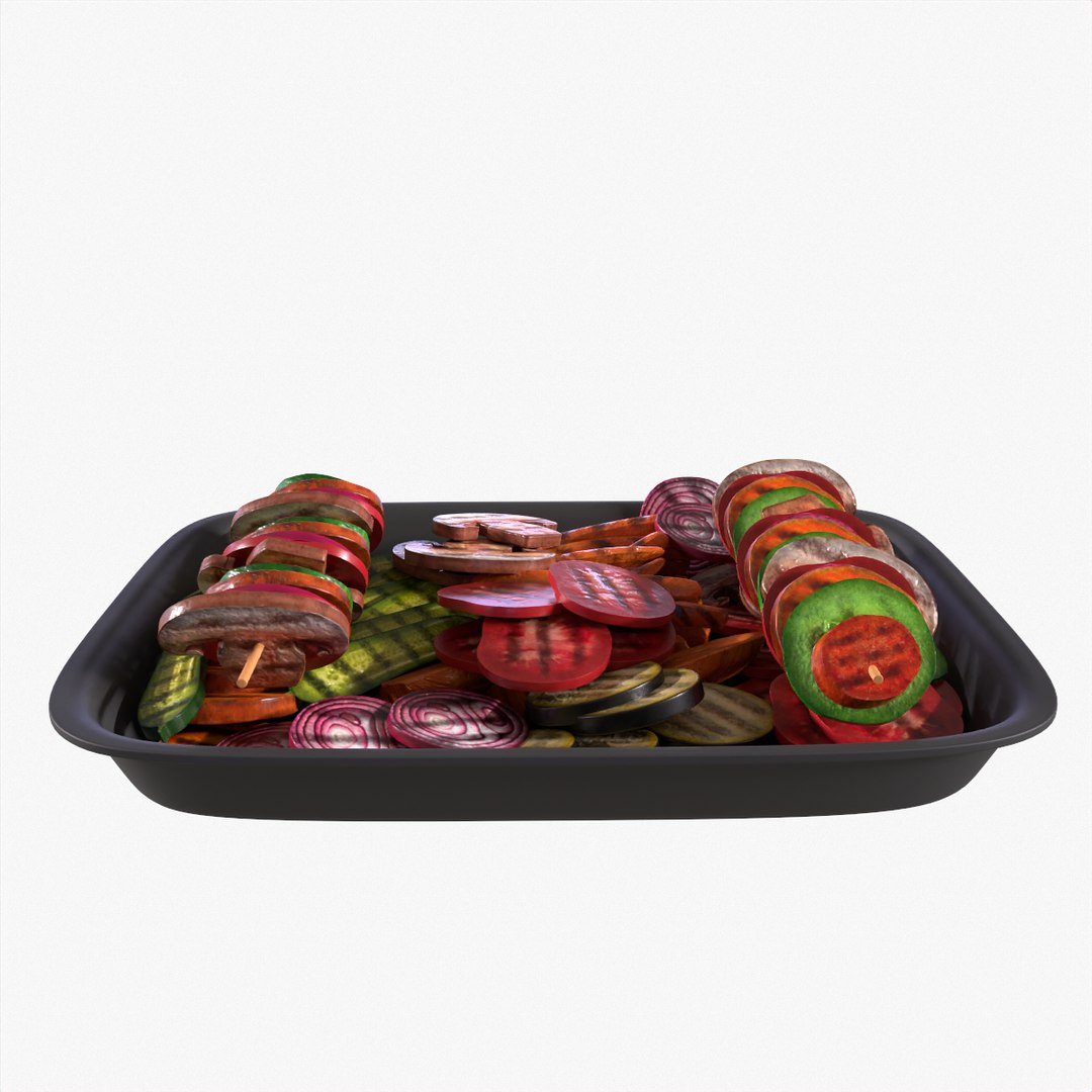 Vegetable Tray Model - TurboSquid 2046246