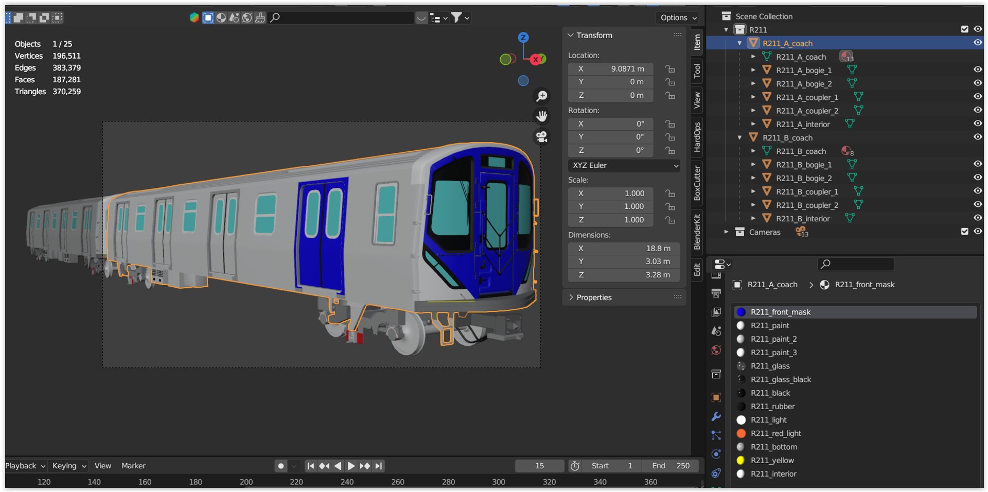 NYC metro train R211 2023 model - TurboSquid 2063947