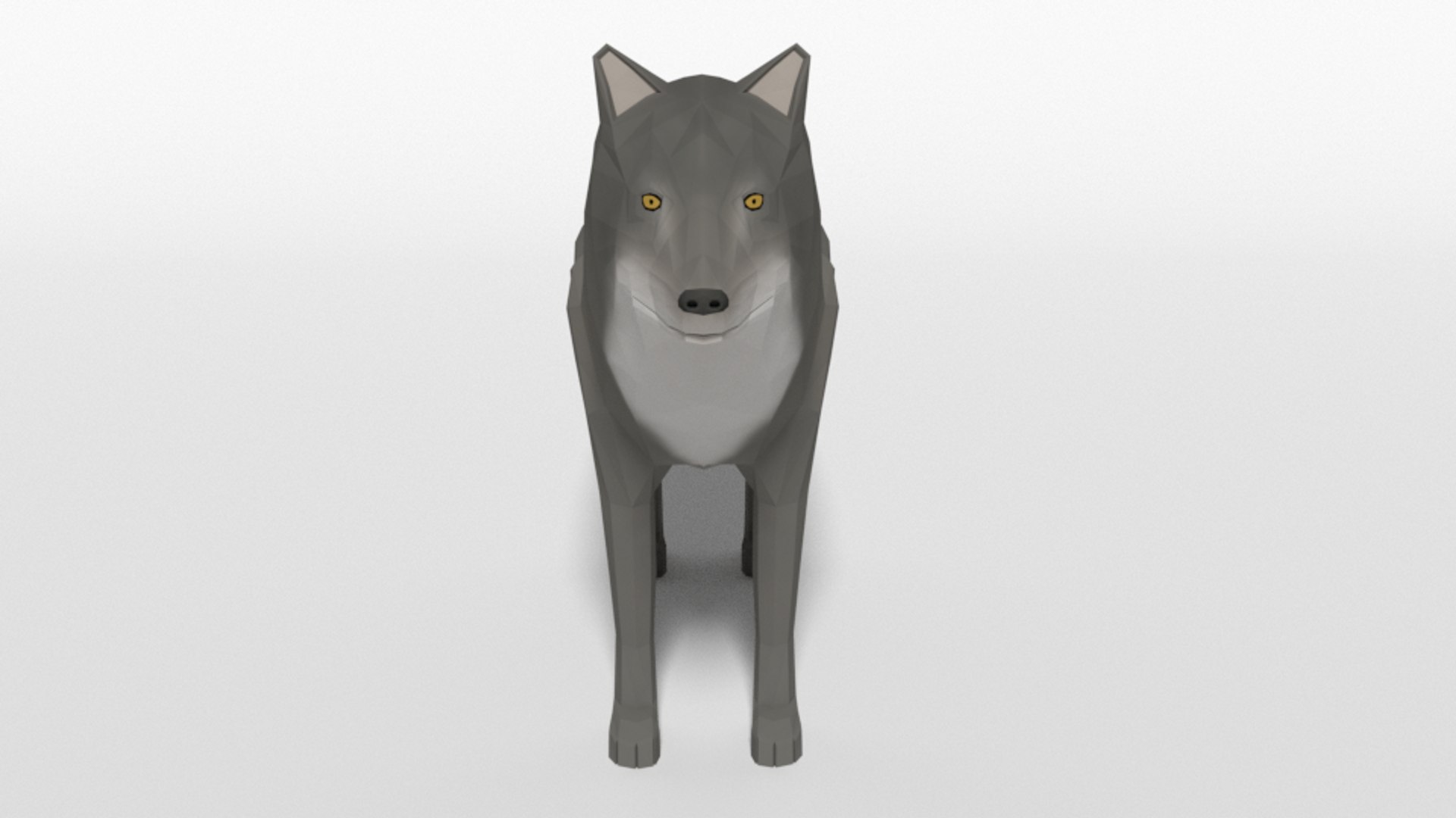 3D Grey Wolf Model - TurboSquid 1467979