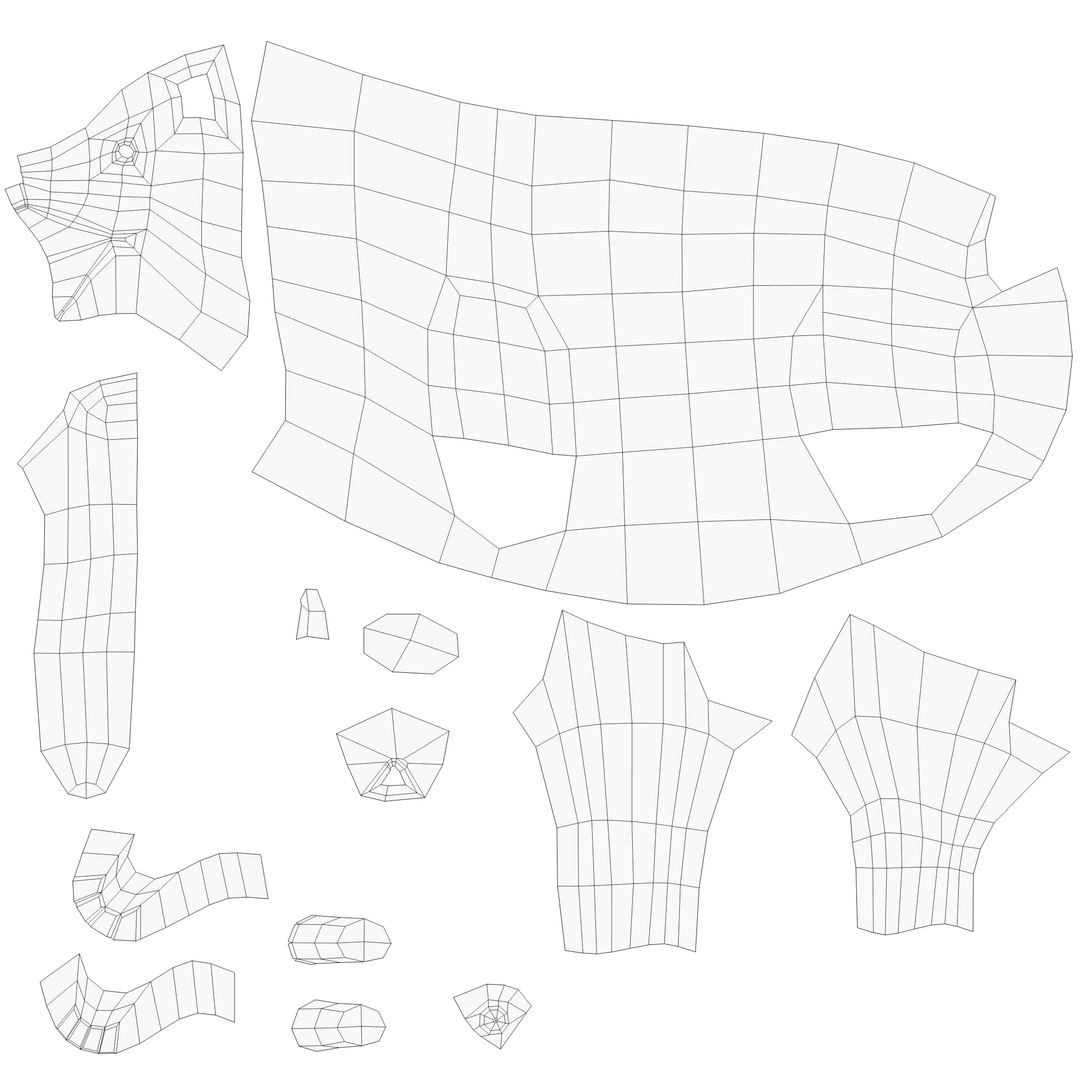 3D Grey Wolf Model - TurboSquid 1467979