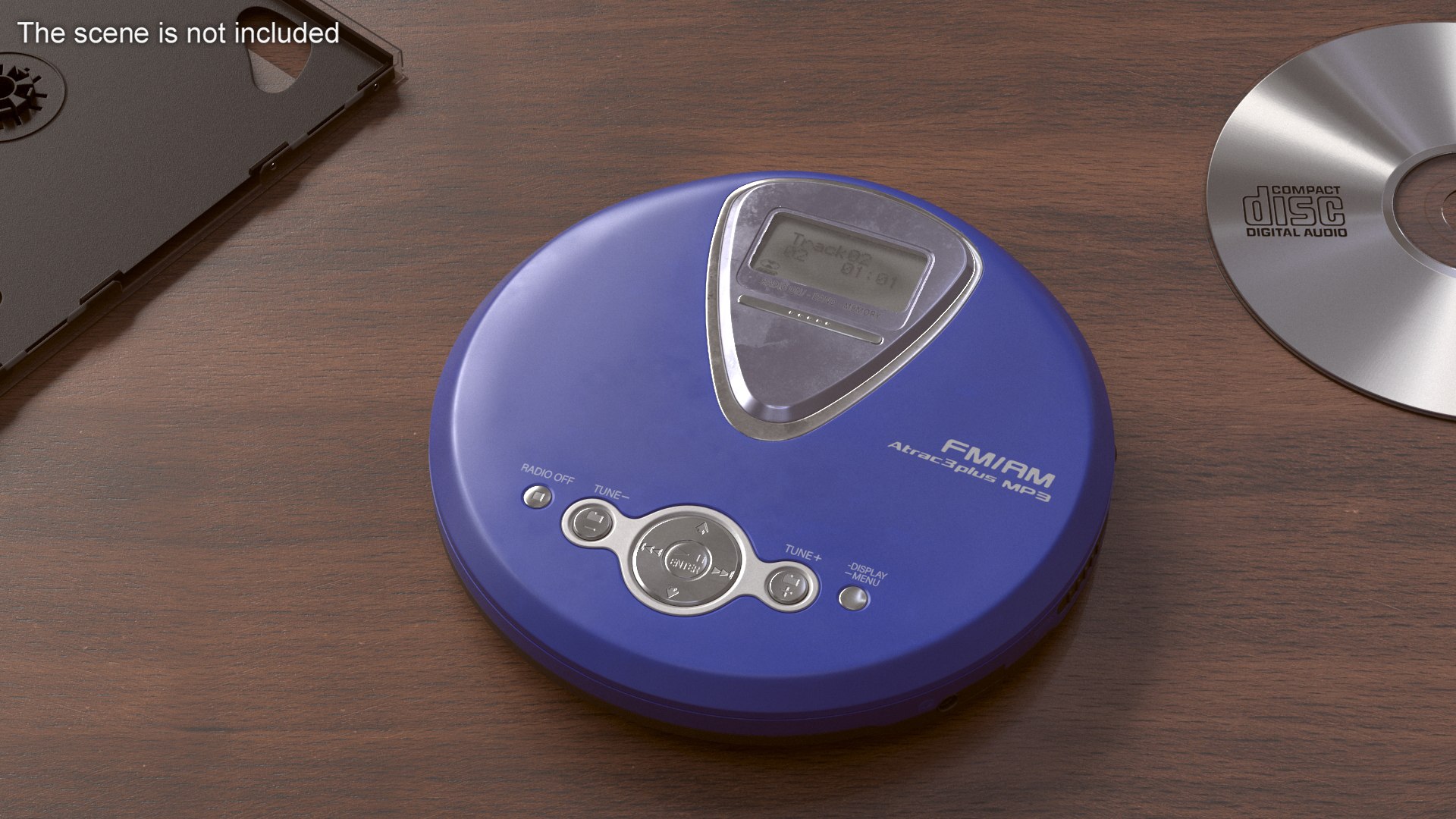 Vintage Portable CD Player 3D Model - TurboSquid 2325141