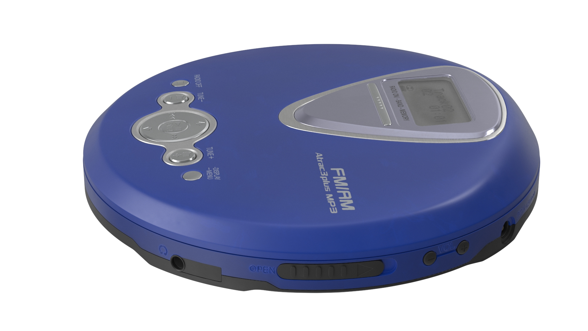 Vintage Portable CD Player 3D Model - TurboSquid 2325141
